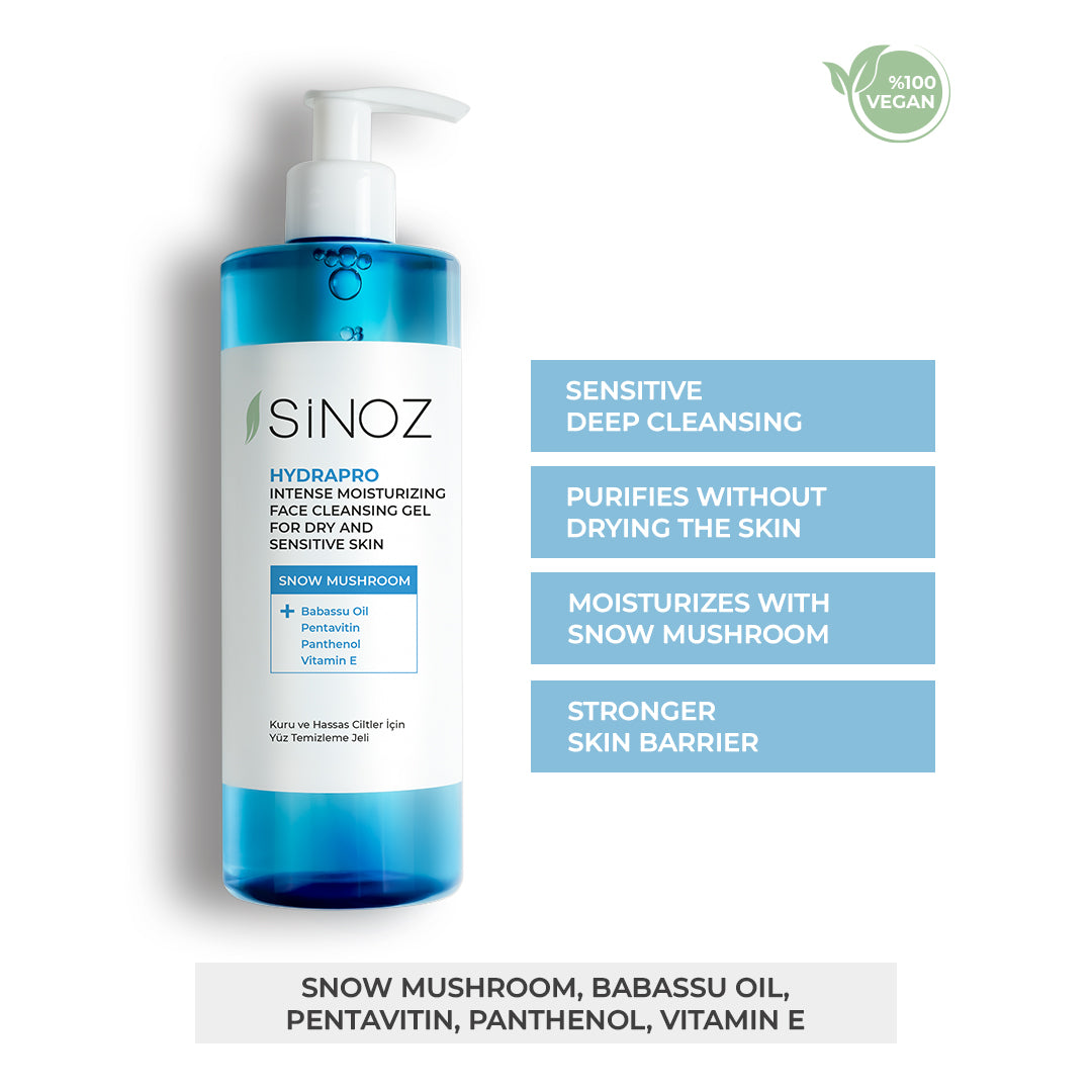 Cleanser Dry Sensitive Skin 400ML – Sinoz Cosmetics