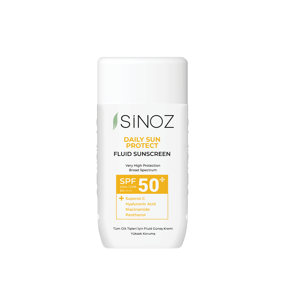 Daily Sun Protect Fluid Sunscreen SPF 50 + – Sinoz Cosmetics