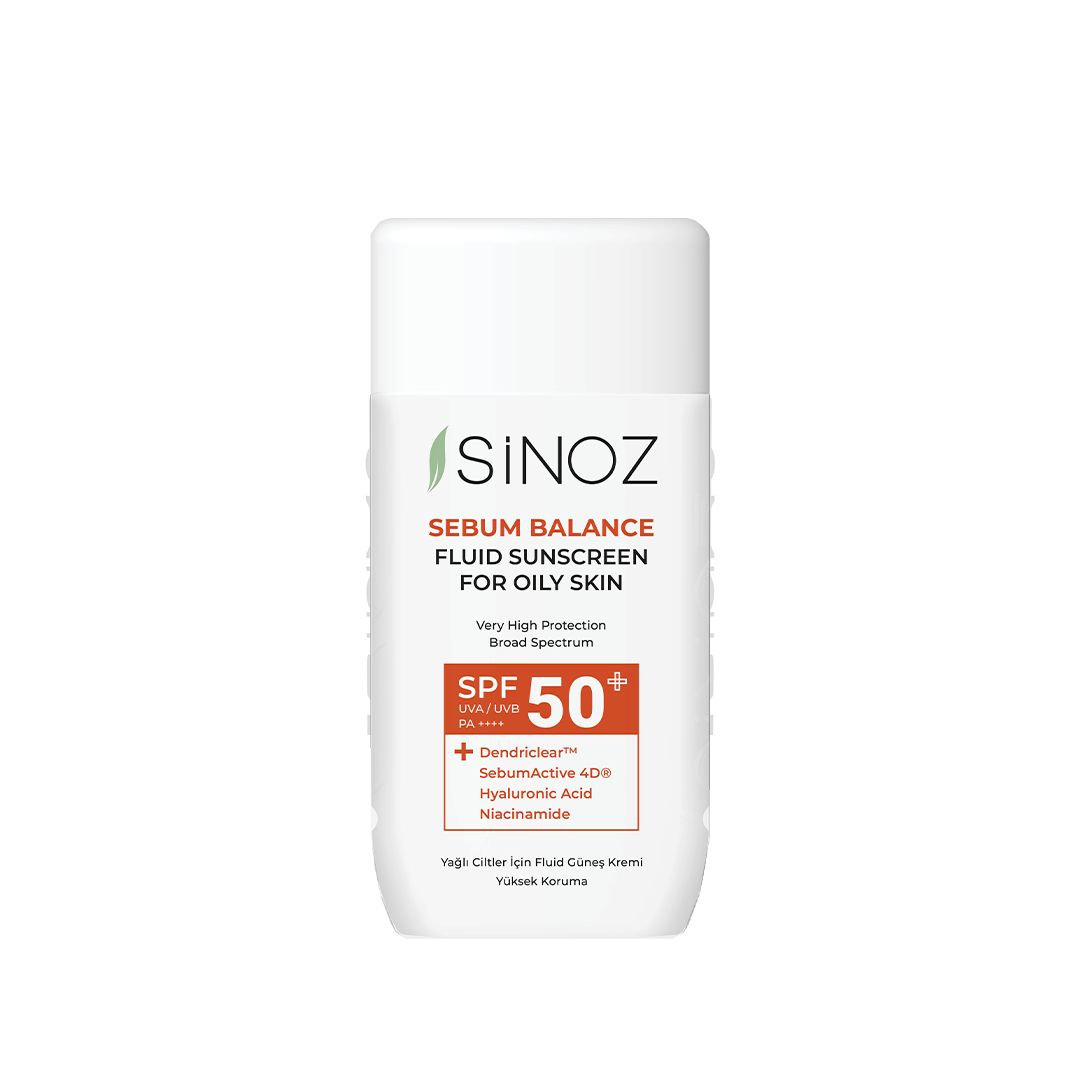 Sebum Balance Fluid Sunscreen SPF 50 + – Sinoz Cosmetics